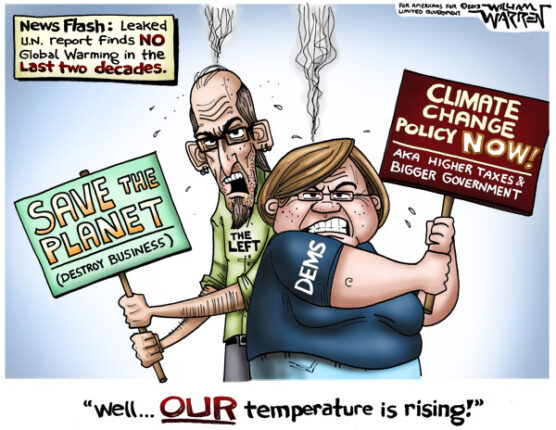 Cartoon: Temperature rising