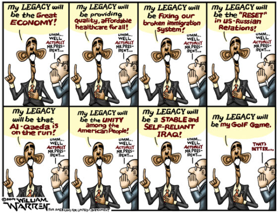 Cartoon: "My Legacy"