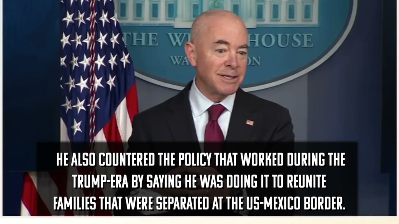 A look back at the DHS Secretary's March first talk to the press