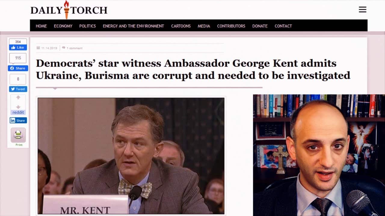 Ambassador Kent confirms Trump is right and Ukraine, Burisma are ...