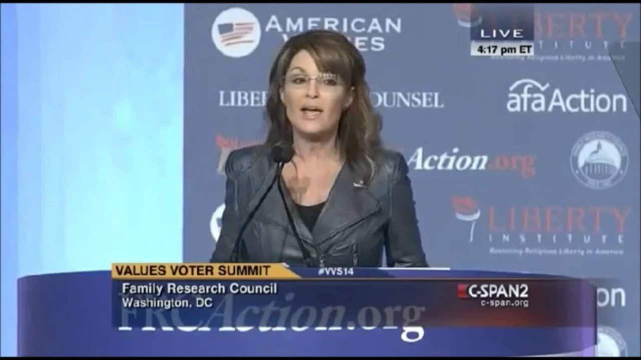 Palin: 'Stand and fight like your country's future depends on it ...