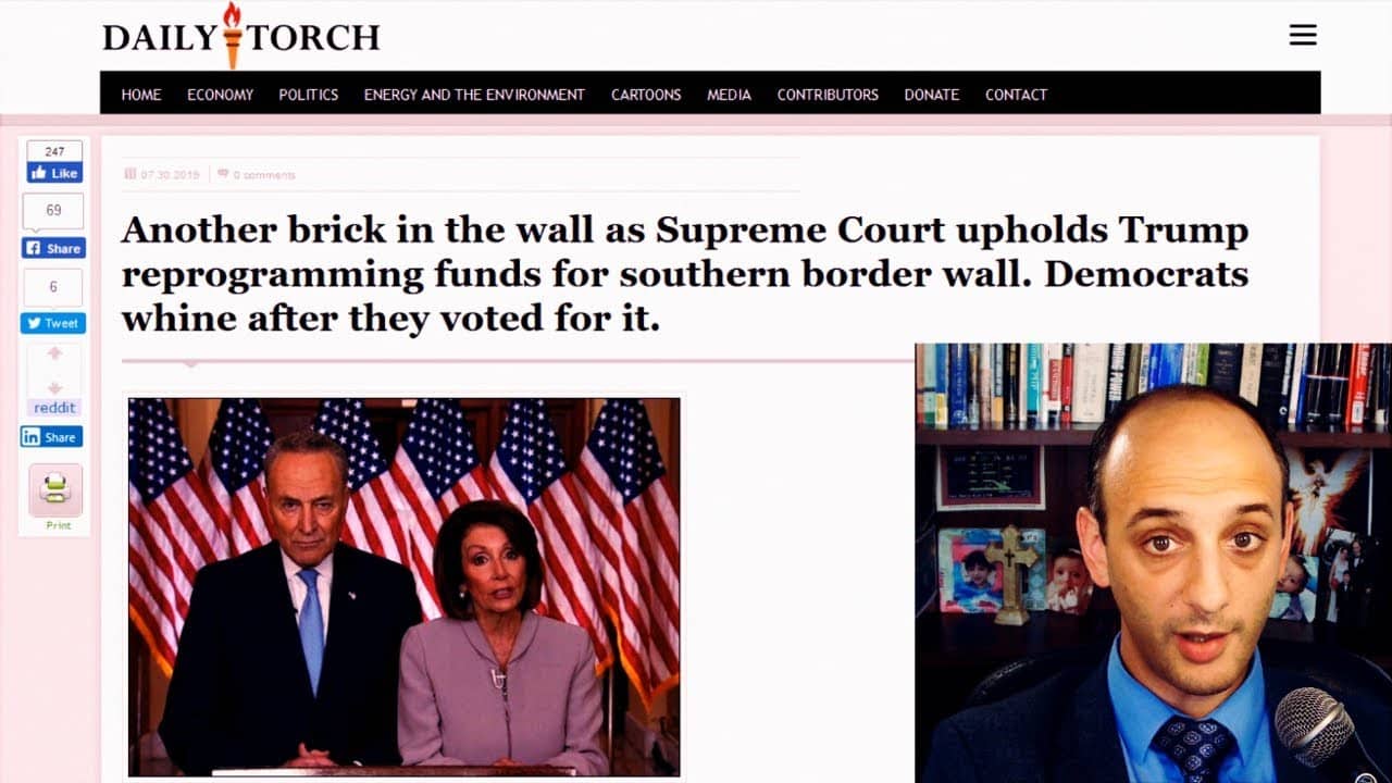 Pelosi complains but her party voted to build the wall and reprogram ...