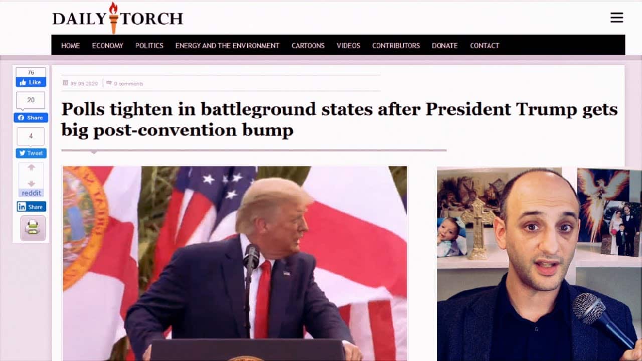 Trump gets a big bounce from the Republican convention as race for 2020 ...