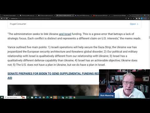 GOP Senator Vance: "Grave Error" to Link Israel and Ukraine aid