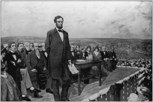 Abraham Lincoln: Gettysburg Address, 1863