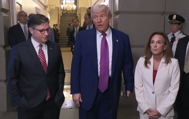 President Trump Rallies House Republicans On Tax Cut And Border ...